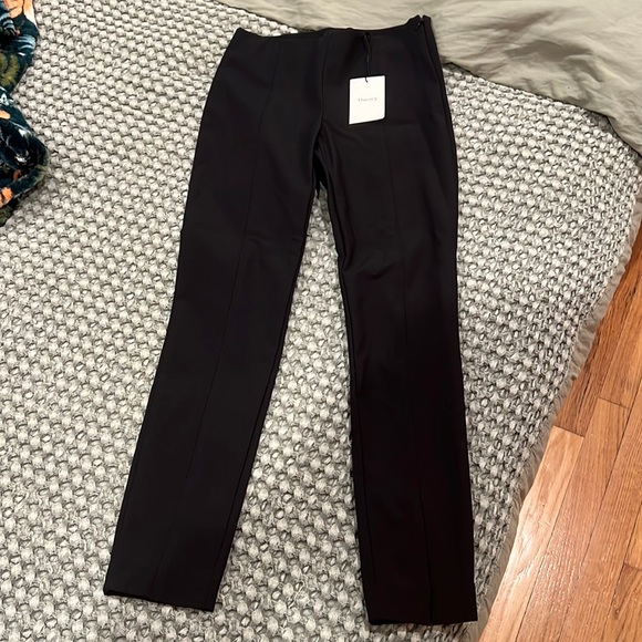 Theory | Pants & Jumpsuits | Theory Slit Bottom Black Pants | Poshmark